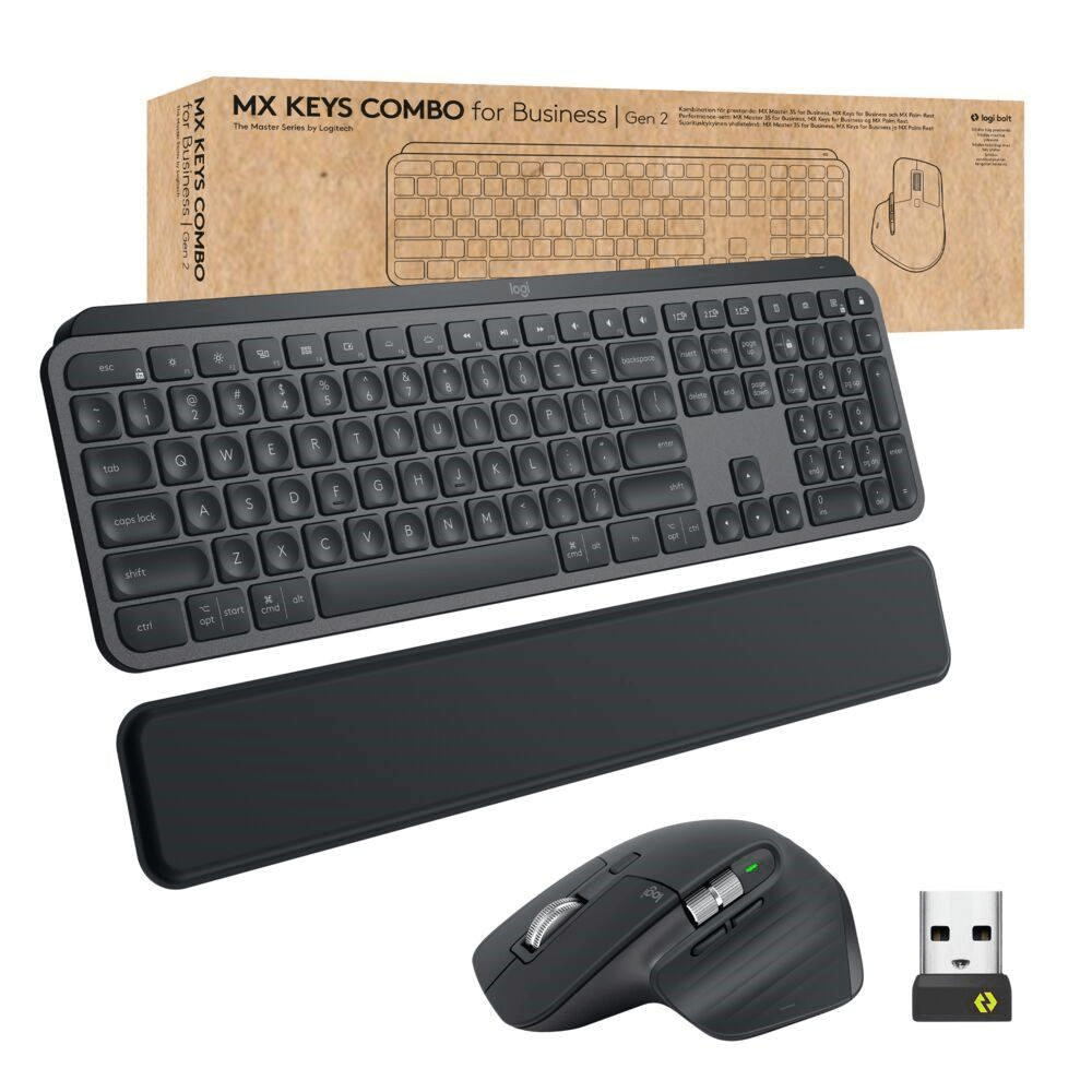 Logitech Mx Keys Wireless Keyboard And Mouse Combo 920 010933