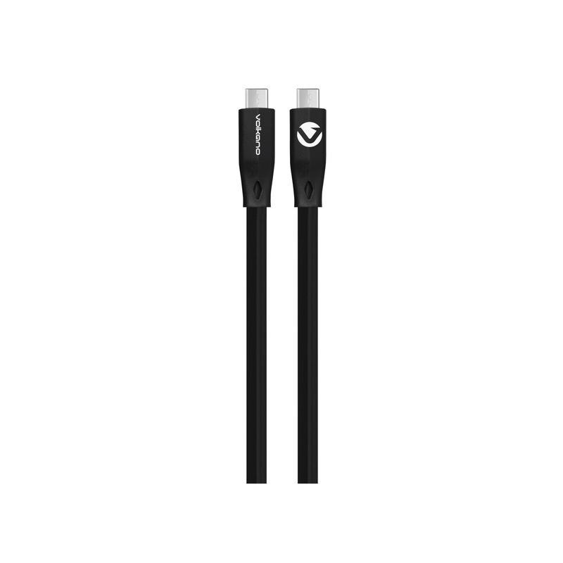 Volkano Slim Series 1.2m Type-C to Type-C Cable VK-20227-BK – FirstShop