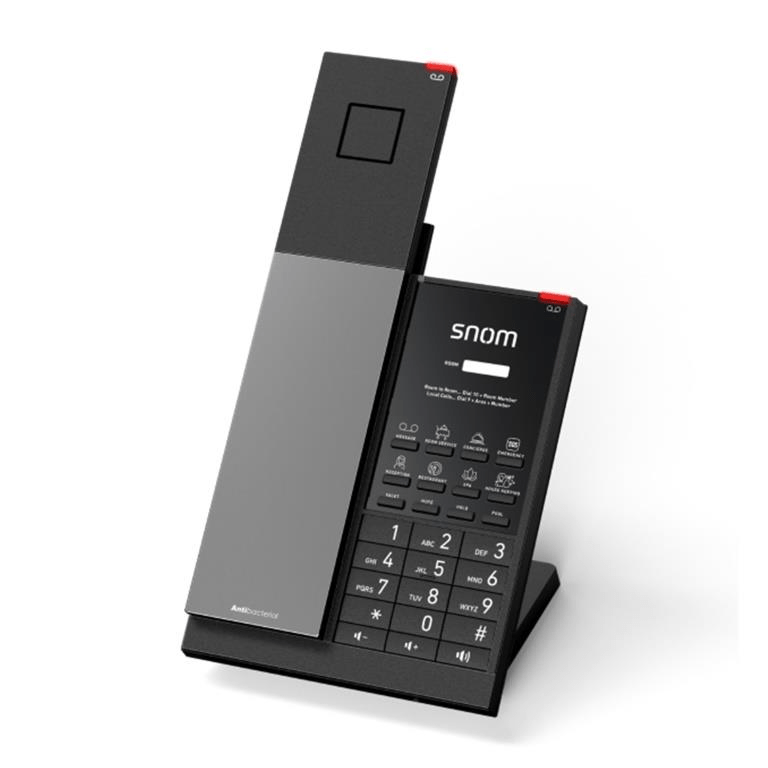 Snom HD351W Hospitality IP Phone with Cordless DECT Handset 00007009 ...