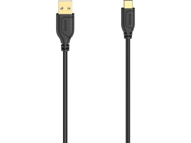 Hama Flexi-Slim Type-A to Type-C USB 2.0 Cable 75cm 00200634 – FirstShop