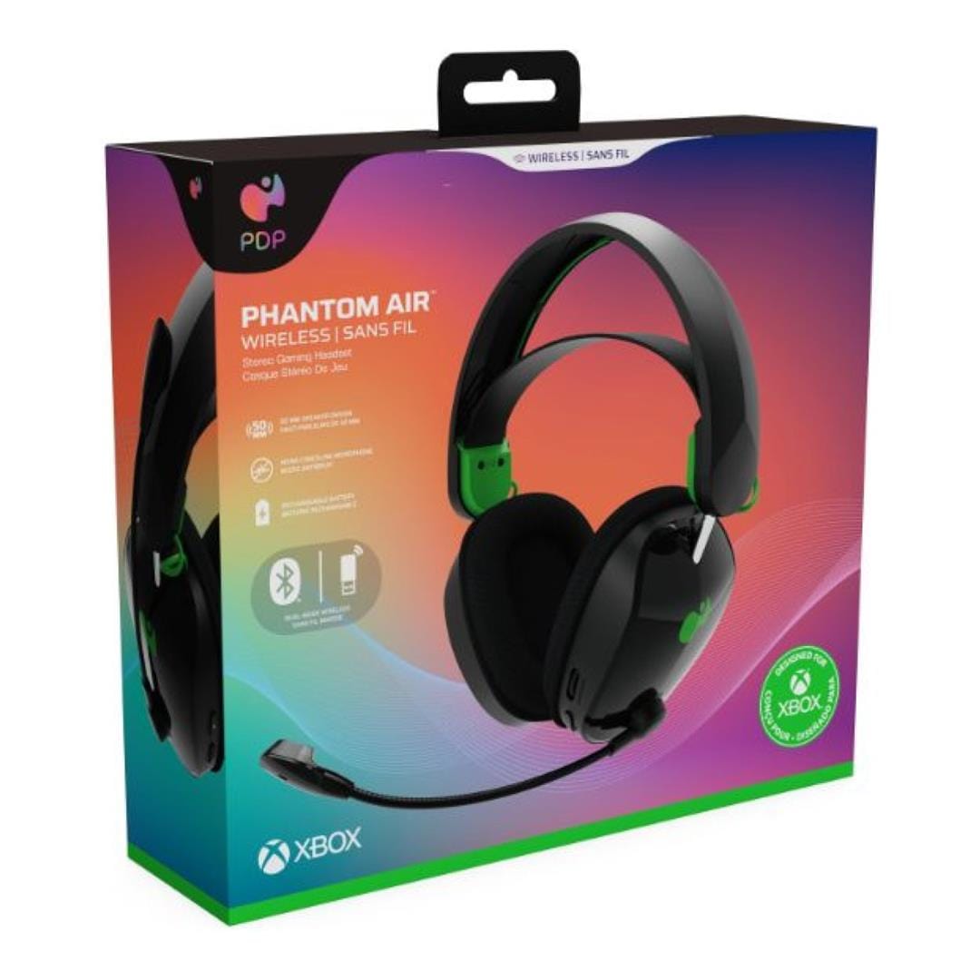 Apex PDP Phantom Air Wireless Gaming Headset for Xbox Black 049-038-BK ...