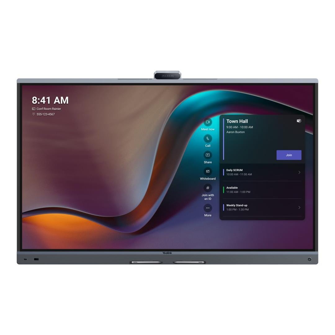 Yealink MeetingBoard Pro 65-inch 4K UHD Wi-Fi Touchscreen Android LCD ...