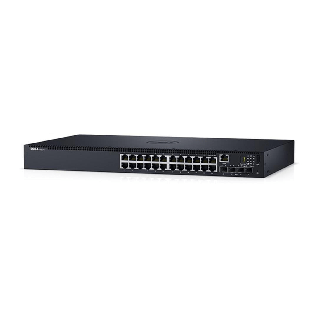 Dell EMC PowerSwitch N1524P 24-port Gigabit PoE+ L3 Managed Switch wit ...