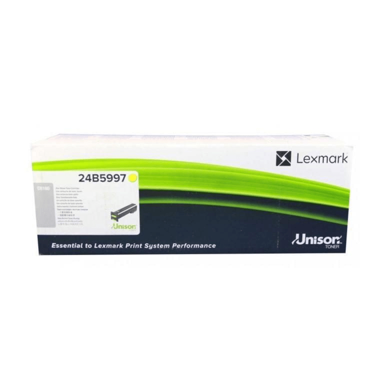 Lexmark 24B5997 Yellow Toner Cartridge 20,000 Pages Original Single-pa ...