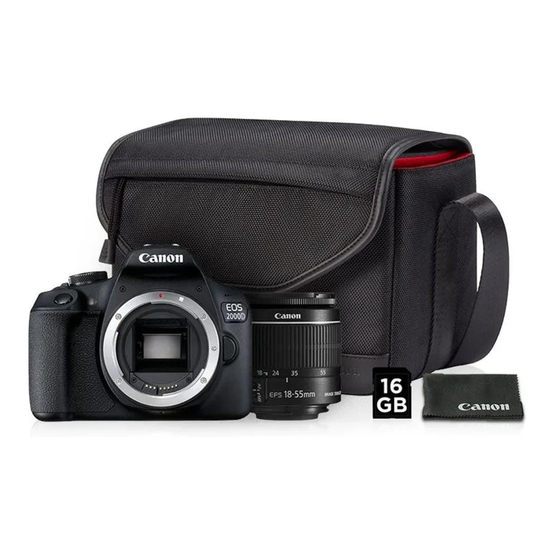 Canon EOS 2000D Camera Bundle 2728C039 – FirstShop