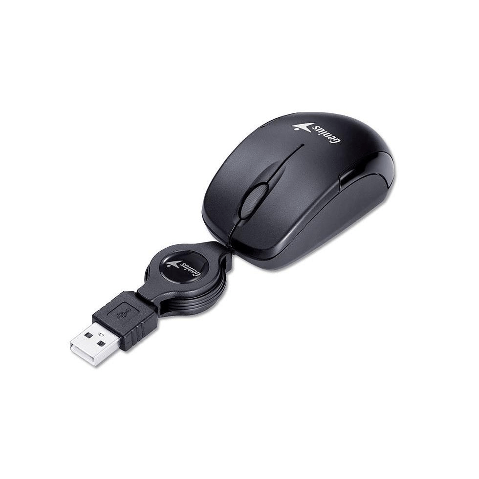 Genius Micro Traveler USB Mouse Black 31010100101 – FirstShop