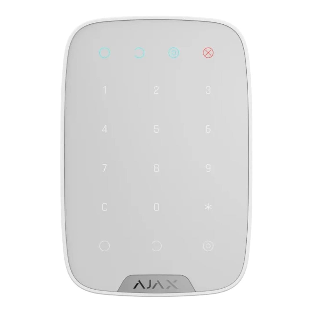 Ajax Keypad Jeweller Wireless Indoor Keypad - White 38249.12.WH1 ...
