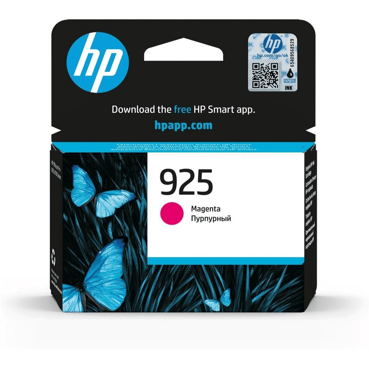 HP 925 Magenta Printer Ink Cartridge Original 4K0V7PE Single-pack ...