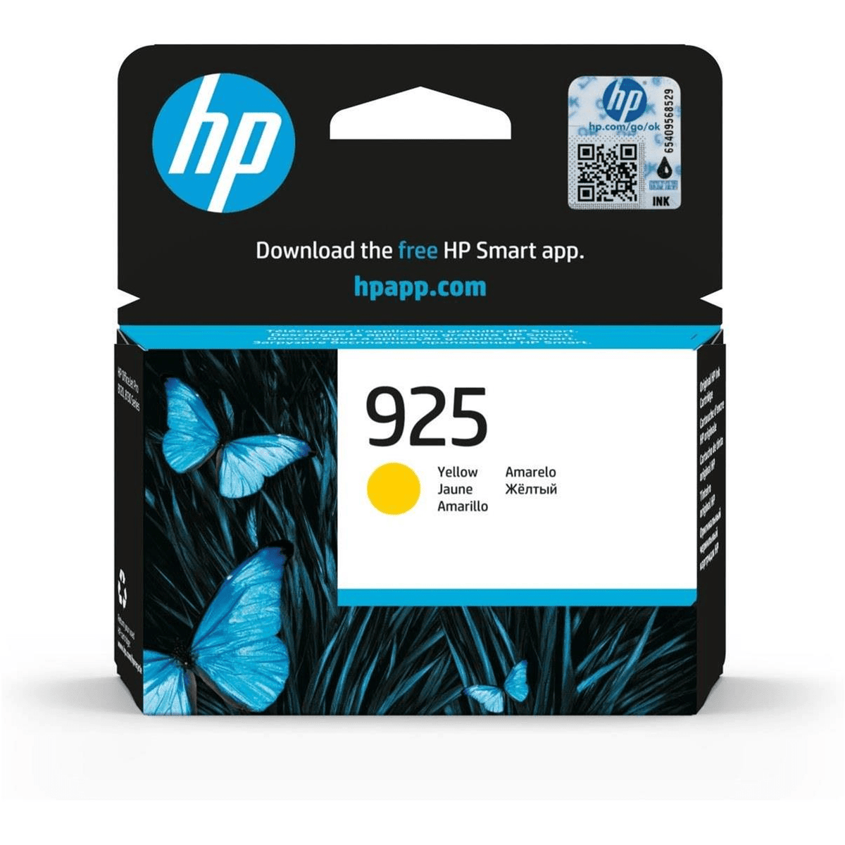 HP 925 Yellow Printer Ink Cartridge Original 4K0V8PE Single-pack ...