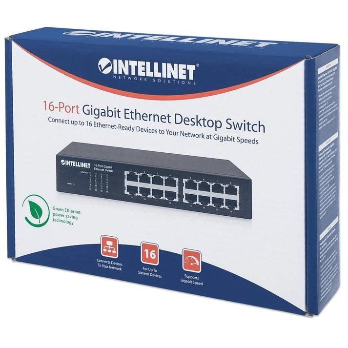 Intellinet 16-Port Gigabit Ethernet Switch 561068 – FirstShop