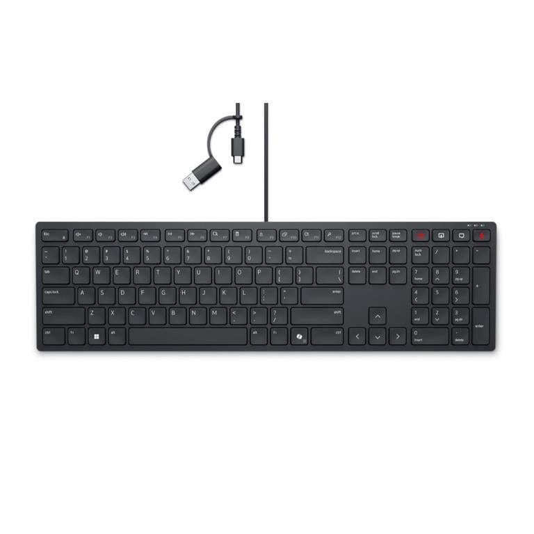Dell KB525C QWERTY US International USB Wired Collaboration Keyboard 5 ...
