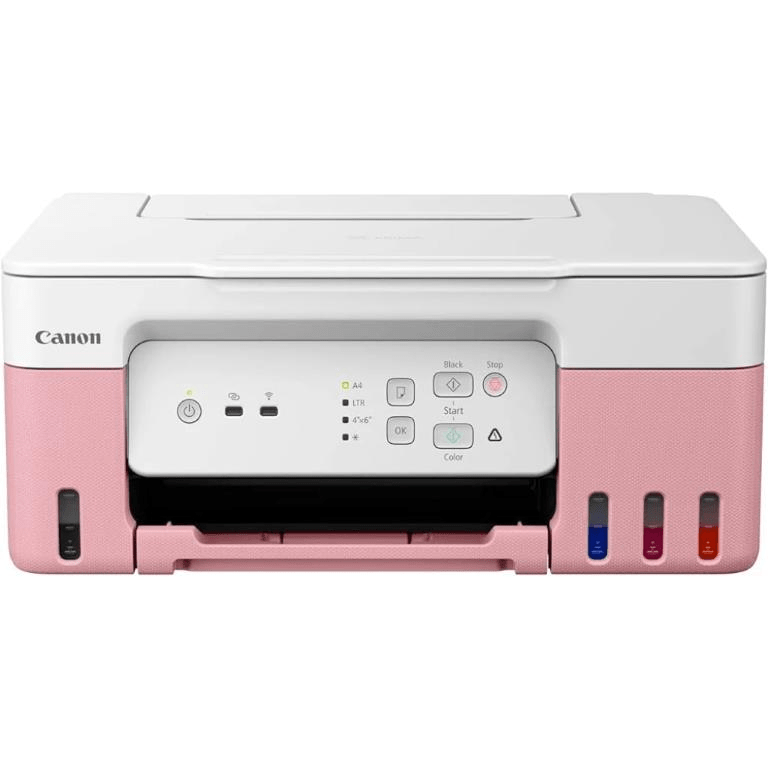 Canon Pixma G3430 MegTank 3-in-1 Multifunction Inkjet Printer Pink 598