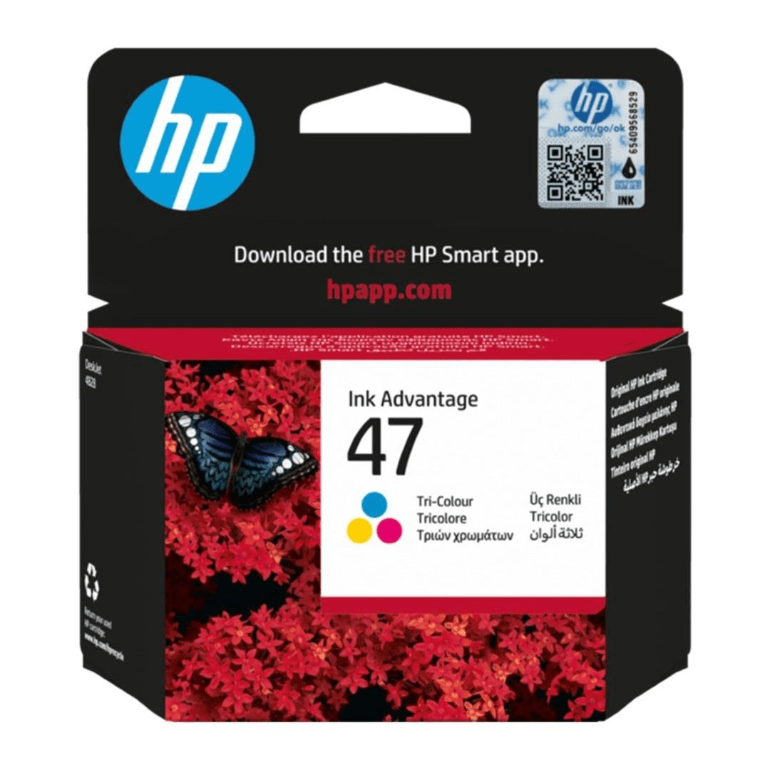 HP 47 Ink Advantage Tri-color Printer Cartridge Original 6ZD61AE Singl ...