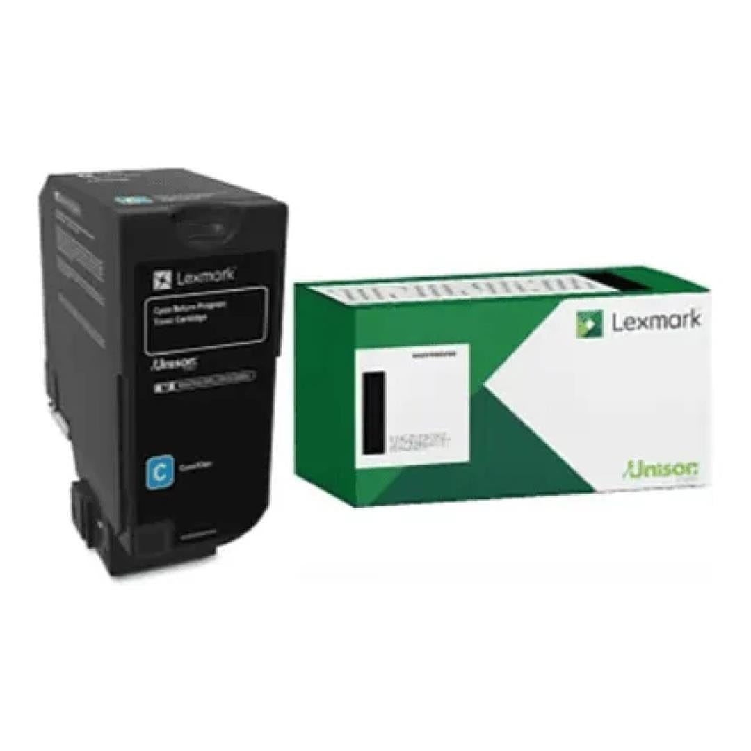 Lexmark CS/CX730 Cyan Toner Cartridge 10,500 Pages Original 71C8HC0 Si ...