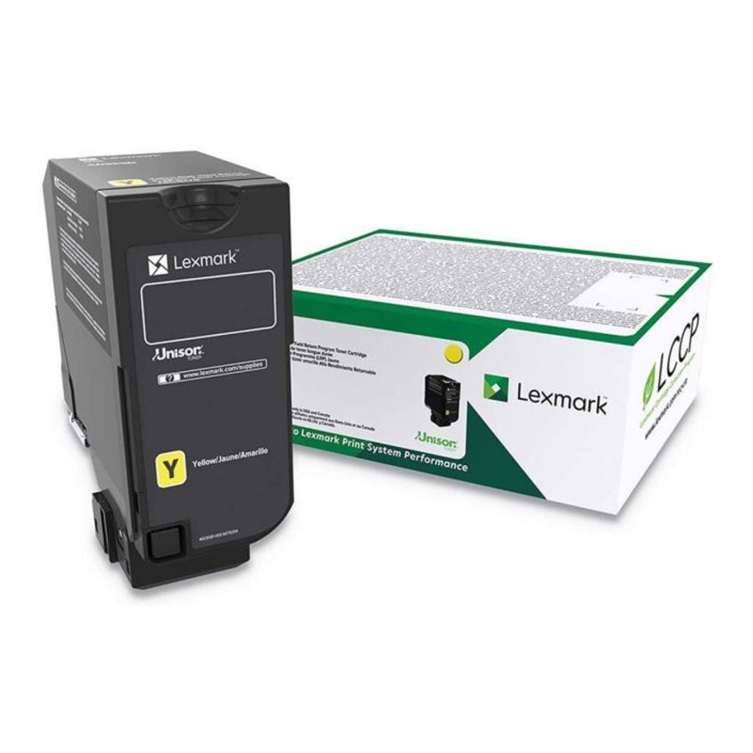 Lexmark CS/CX730 Yellow Toner Cartridge 10,500 Pages Original 71C8HY0 ...