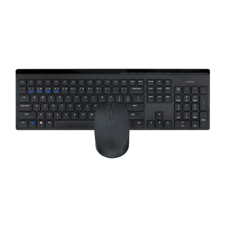 Rapoo 8110M Multi-Mode Wireless Keyboard and Mouse Combo – FirstShop