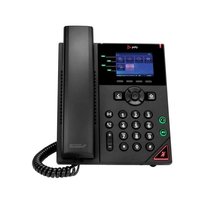 Poly OBi VVX 250 4-Line IP PoE Phone 89B58AA – FirstShop