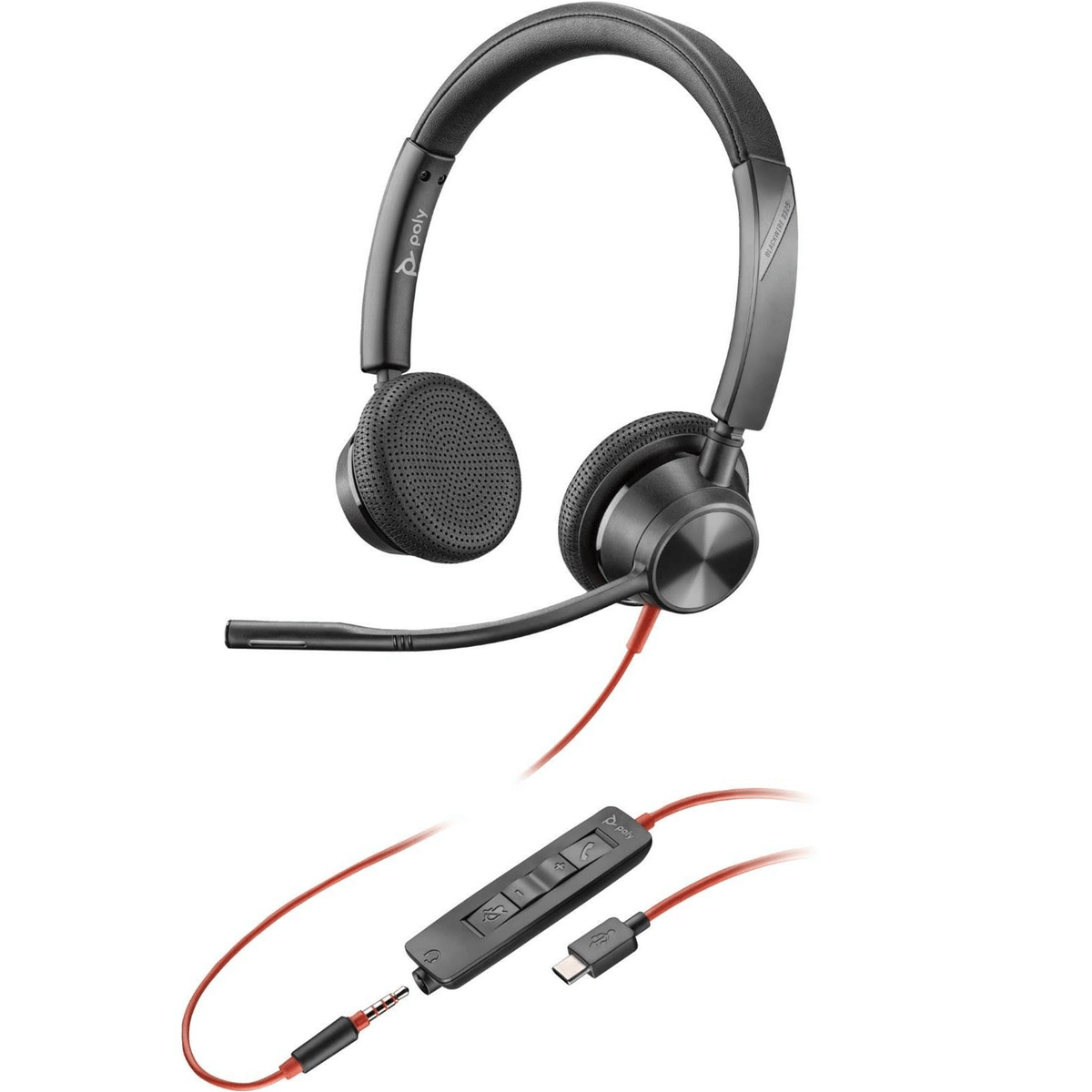 Poly Blackwire 3325 Stereo USB-C Headset 8X221AA – FirstShop