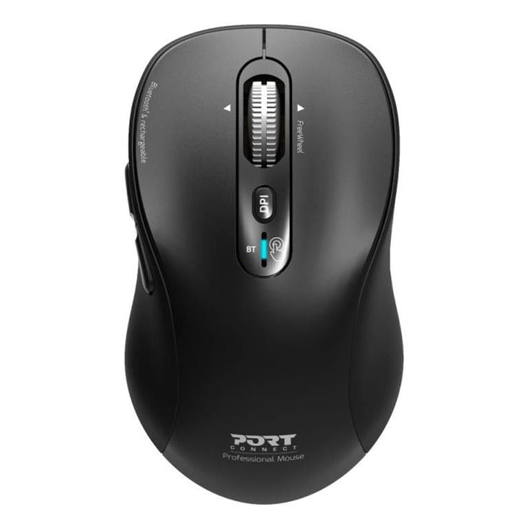 Port Designs Expert Bluetooth Rechargeable Mouse Black 900720 – FirstShop