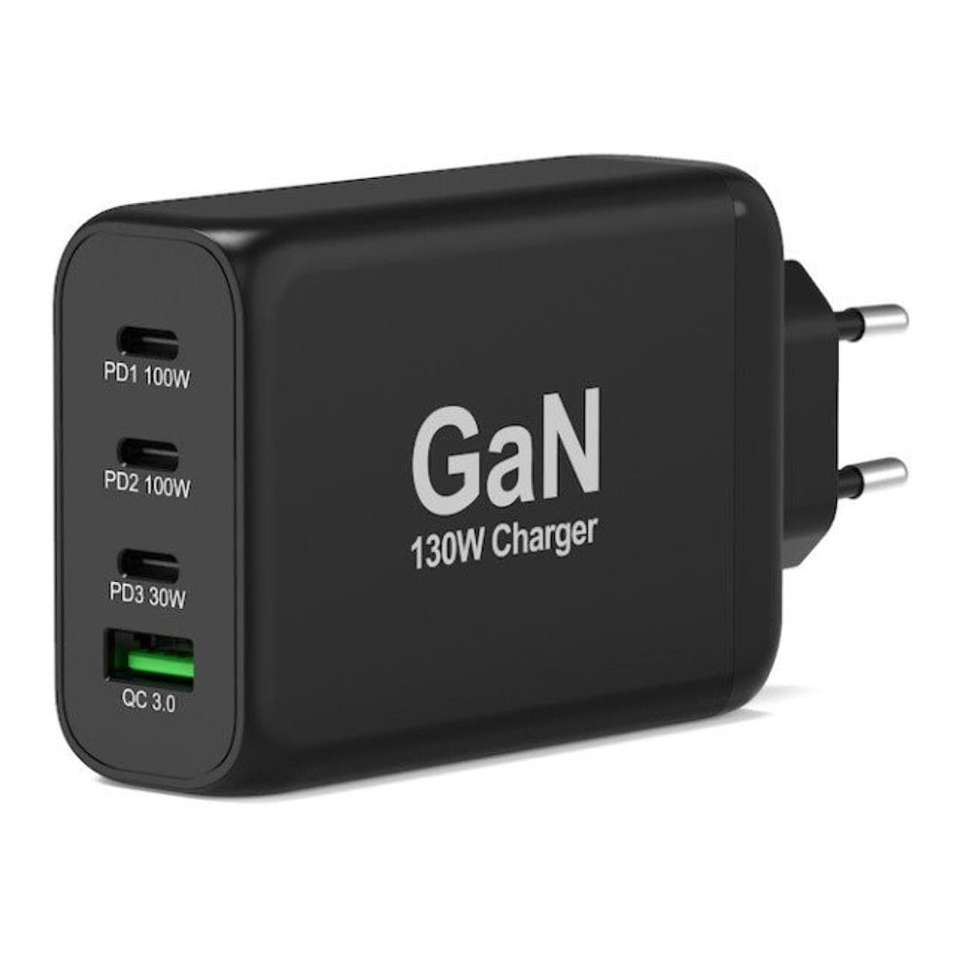 Port Designs 130W Mural GaN USB-C Wall Charger Black 902107EU – FirstShop