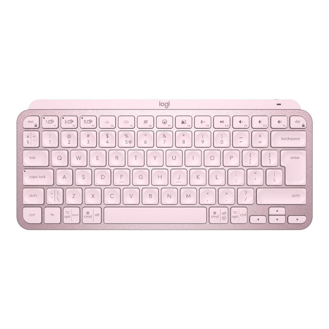 Logitech Mini Minimalist Wireless Illuminated Keyboard MX Keys - Rose ...