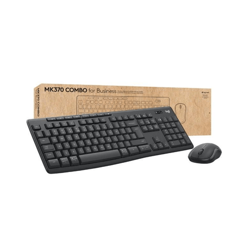 Logitech MK370 Wireless Keyboard and Mouse Combo for Business - Graphi ...