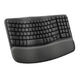 Logitech Ergo Series Wave Keys Wireless Ergonomic Keyboard 920-012304 ...