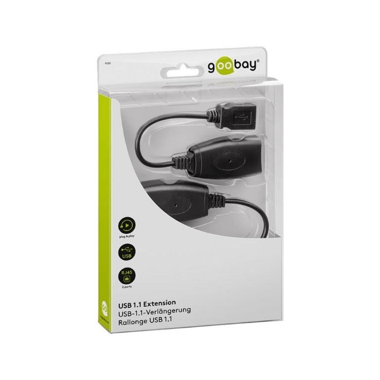 Goobay USB Extension Adapter up to 40m via CAT Cable 93321 – FirstShop