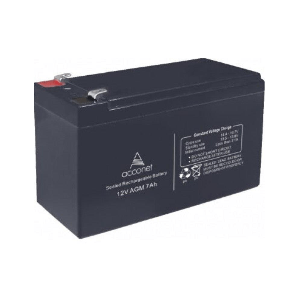 Acconet 12V 7Ah AGM Deep Cycle Battery AC-BAT-VRLA-12V7AH – FirstShop