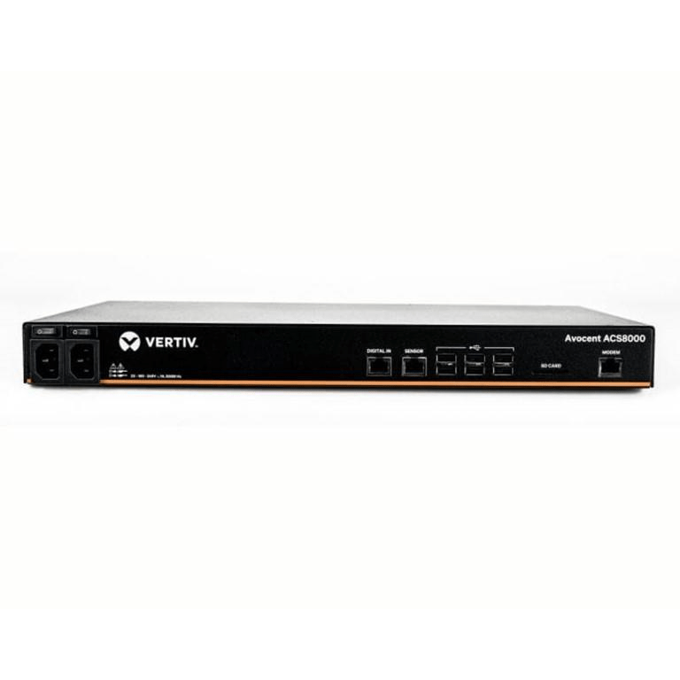 Vertiv Avocent ACS8000 16-port Console System with Dual AC PSU and Ana ...