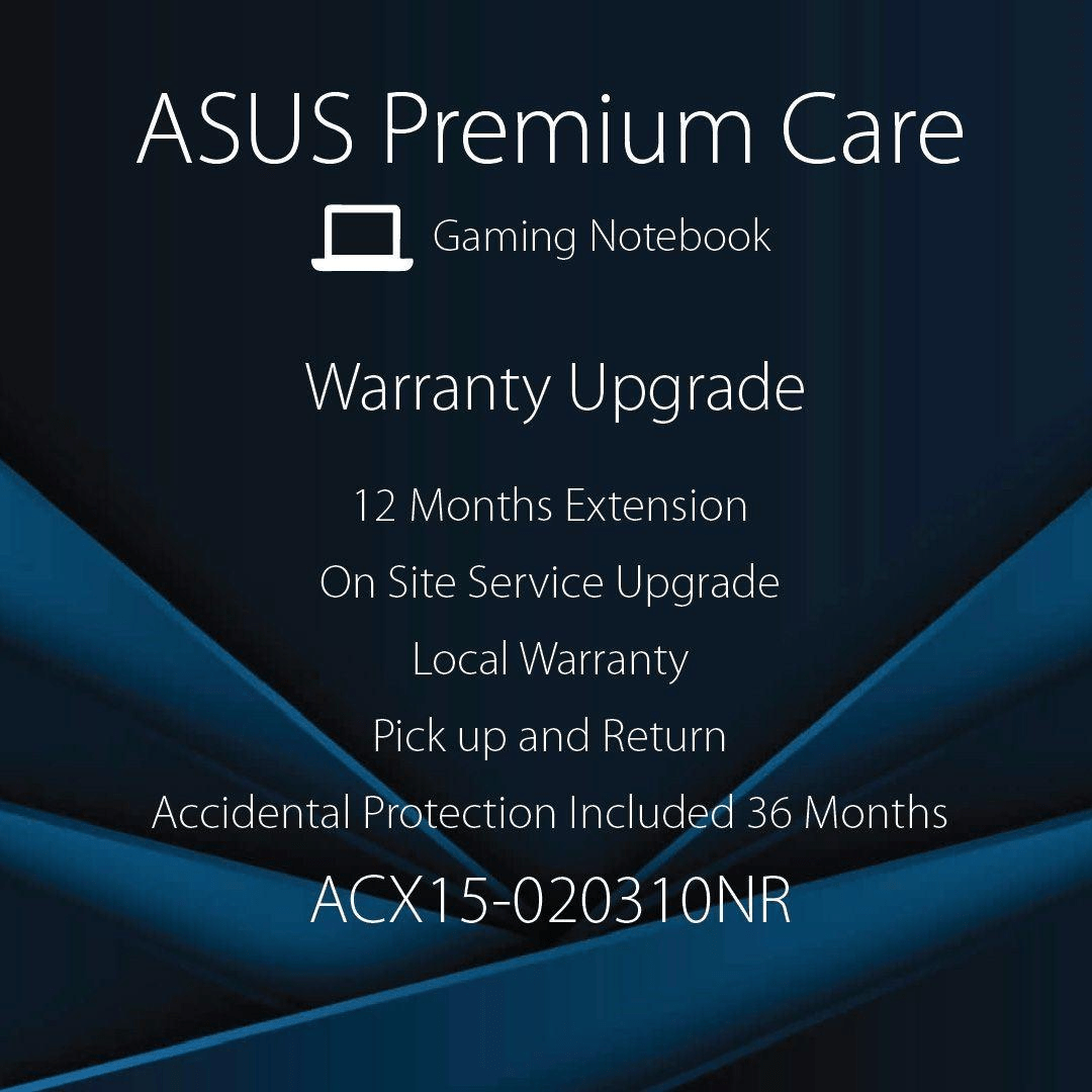 ASUS ROG Warranty Upgrade 12-months On Site with 36-months Accidental ...