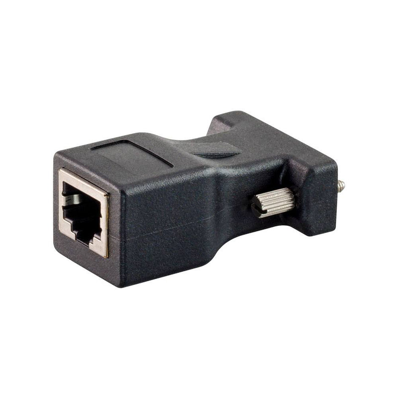 Unitek DB9 Female to RJ45 Plastic Adaptor Black AD-DB9F-RJ45F