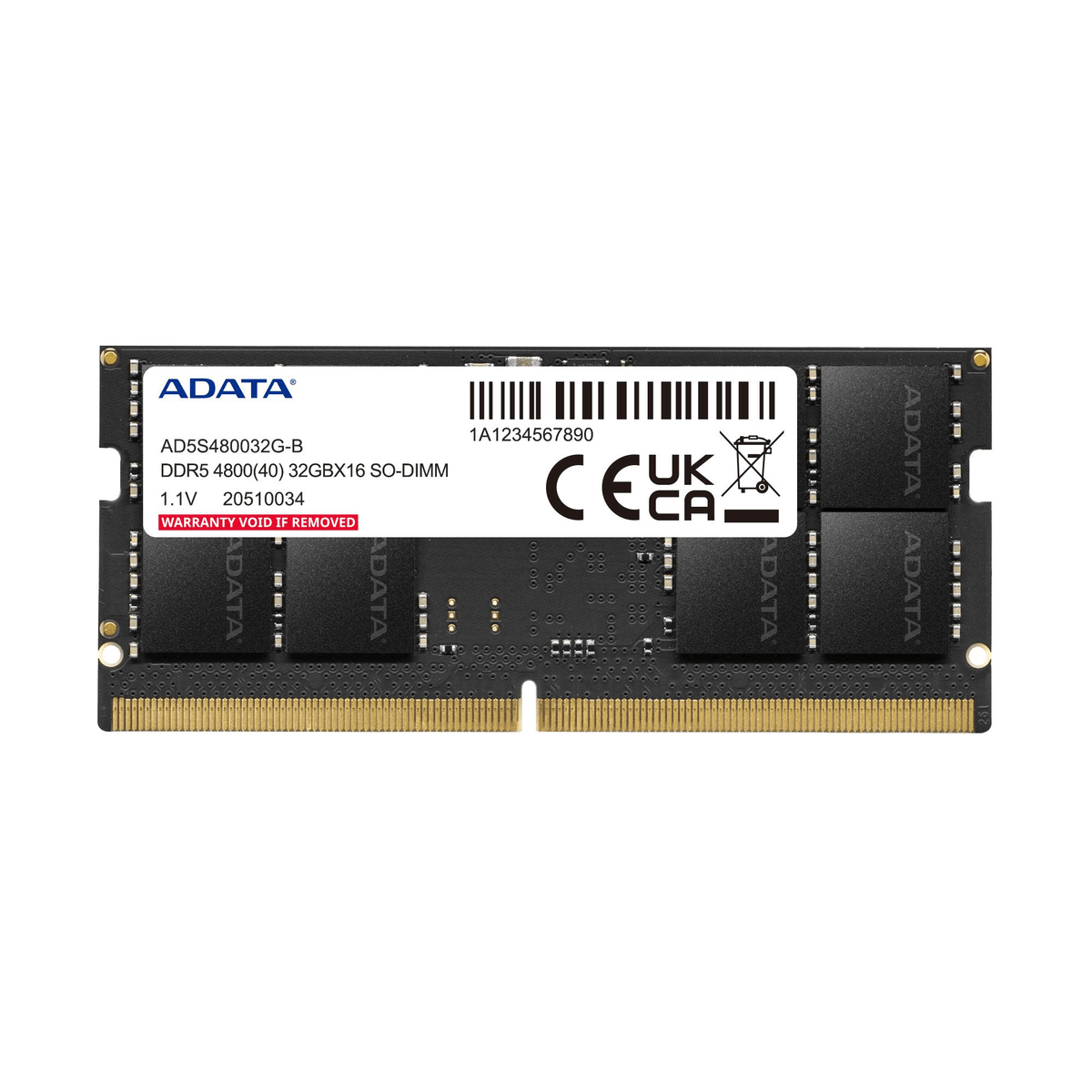 ADATA AD5S480032G-B Memory Module 32GB DDR5 4800MHz – FirstShop