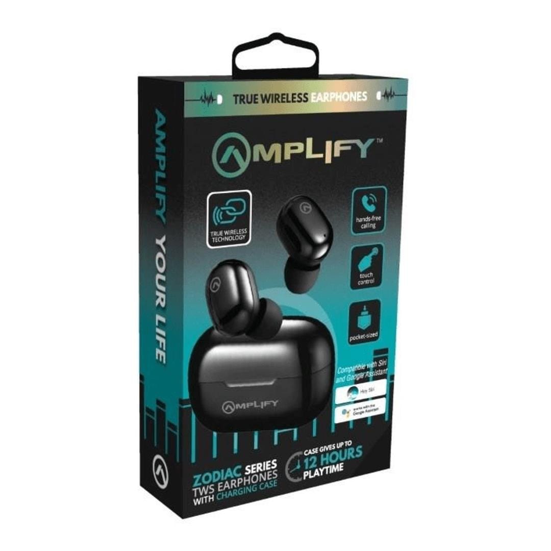 Amplify Zodiac 2.0 Series TWS Earphones with Charging Case Black AM-11 ...