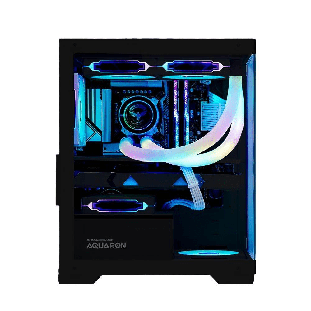 Armaggeddon Aquaron MicroATX Gaming Case - Black AQUARONBLK
