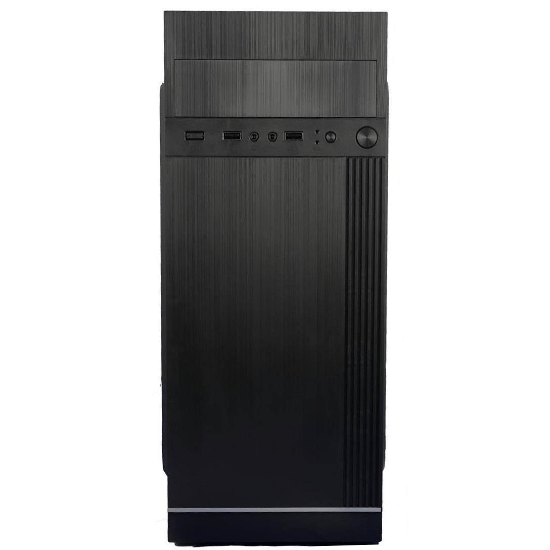 UniQue C240BS M-ATX Tower PC Case with 400W PSU Black – FirstShop