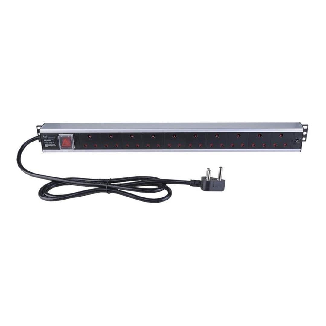 Linkbasic 10-way Aluminium Moulded Rack Mount PDU CAB-P10OPEN (Open Bo ...