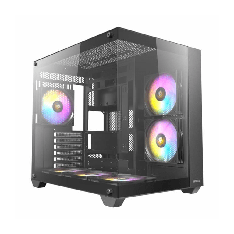 Antec CX800 RGB Elite Mid Tower Dual Chamber Gaming PC Case Black ...