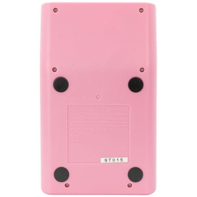 Sharp EL-124T-BPK Twin Power 12-digit Display Desk Calculator Pink – FirstShop