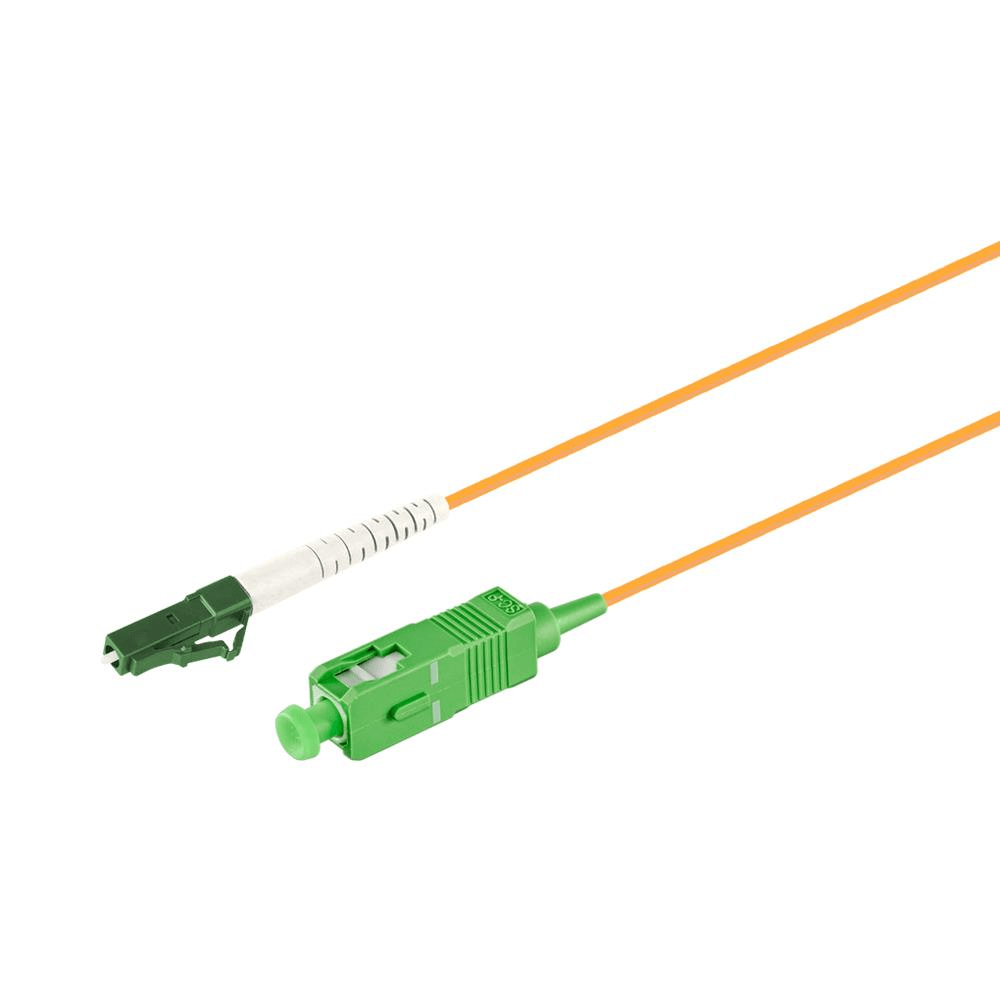 LinkQnet 2m Fibre Simplex LC/SC APC Single Mode (9/125) Cable FPS09-LC