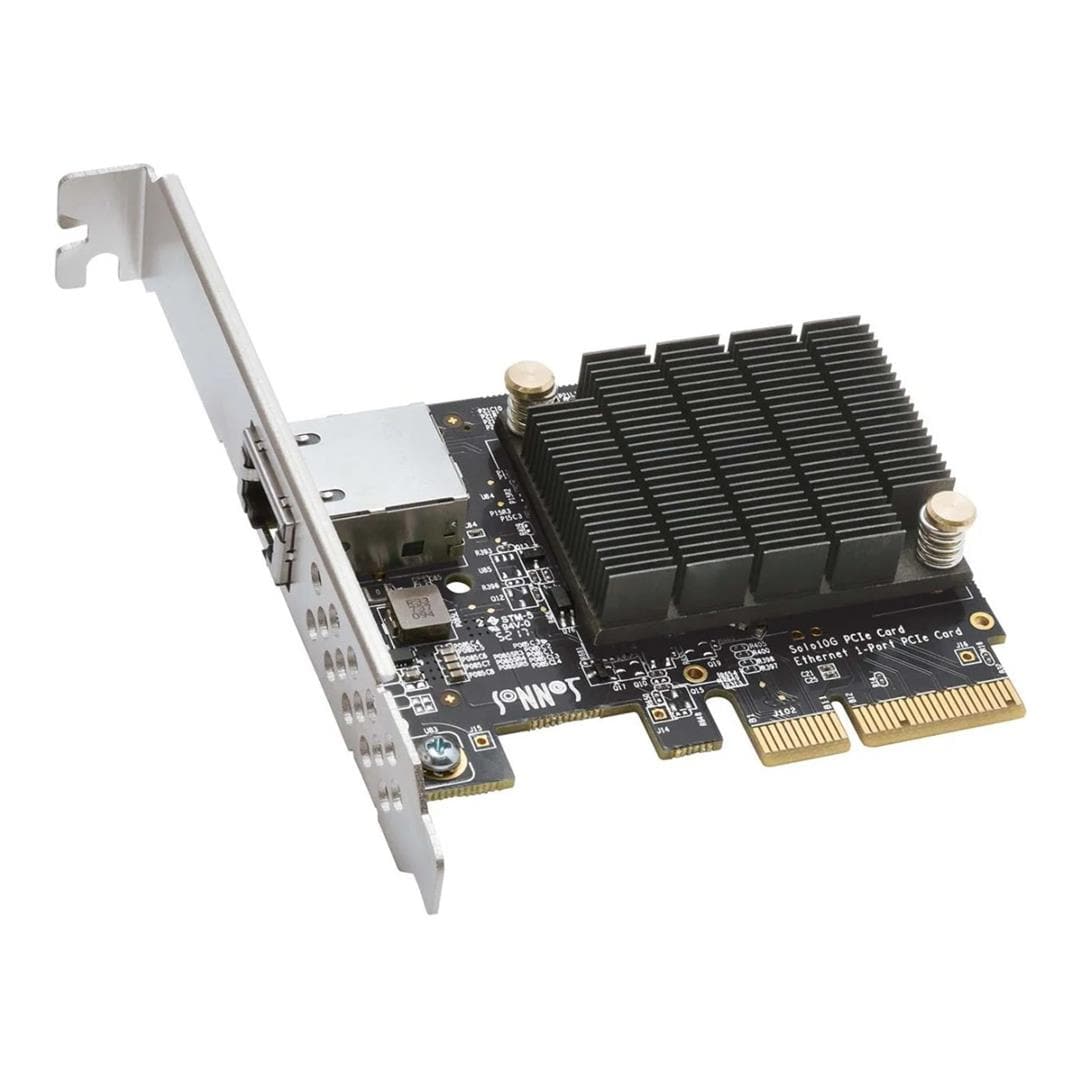 Sonnet Solo10G 1-Port 10GbE Ethernet PCIe Card G10E-1X-E3 – FirstShop