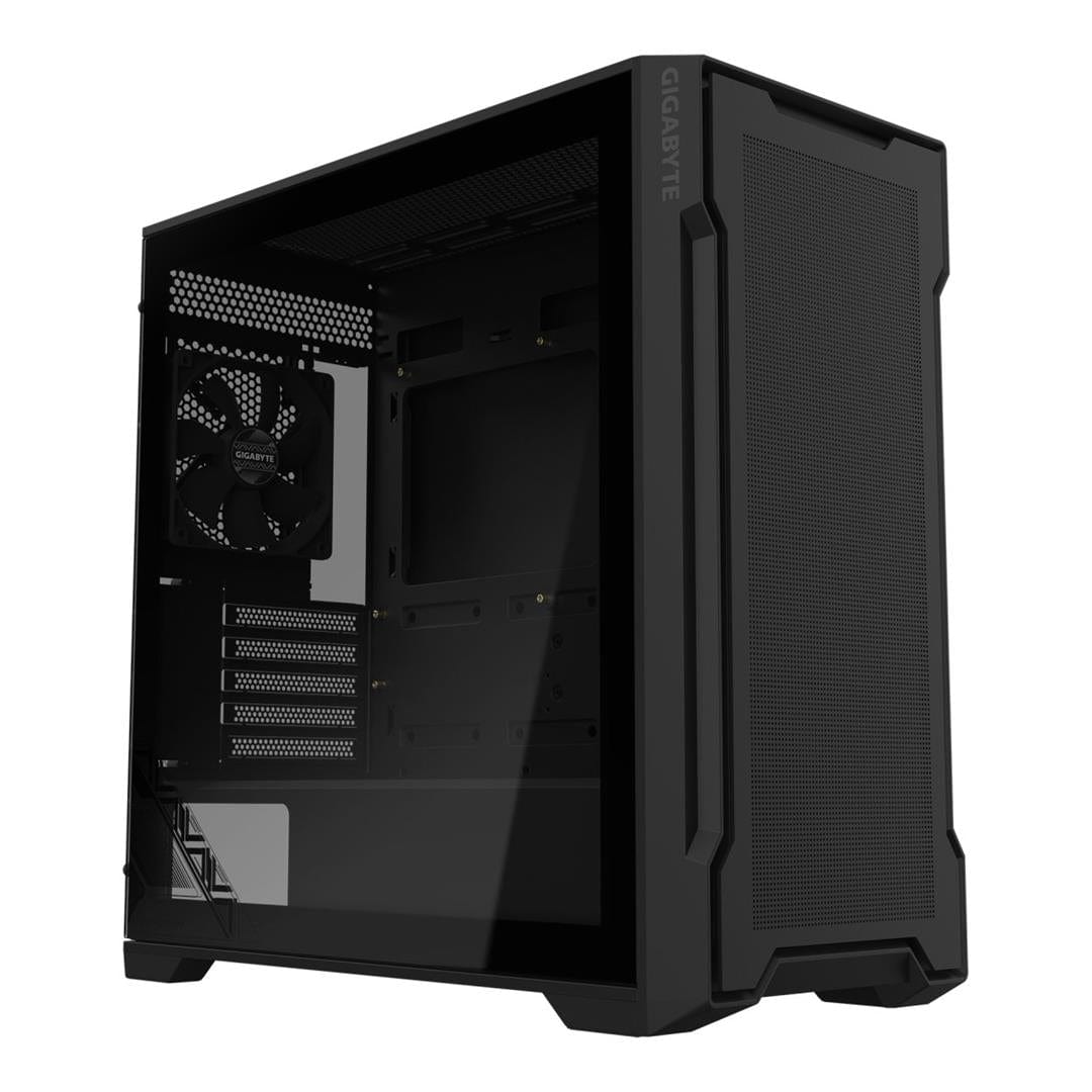 Gigabyte C102 Glass ATX Midi Tower PC Case Black GB-C102G – FirstShop