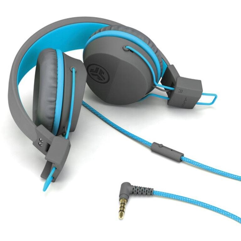 JLab JBuddies Studio Kids Wired Headphones Grey Blue HJKSTUDIORGRYBLU6
