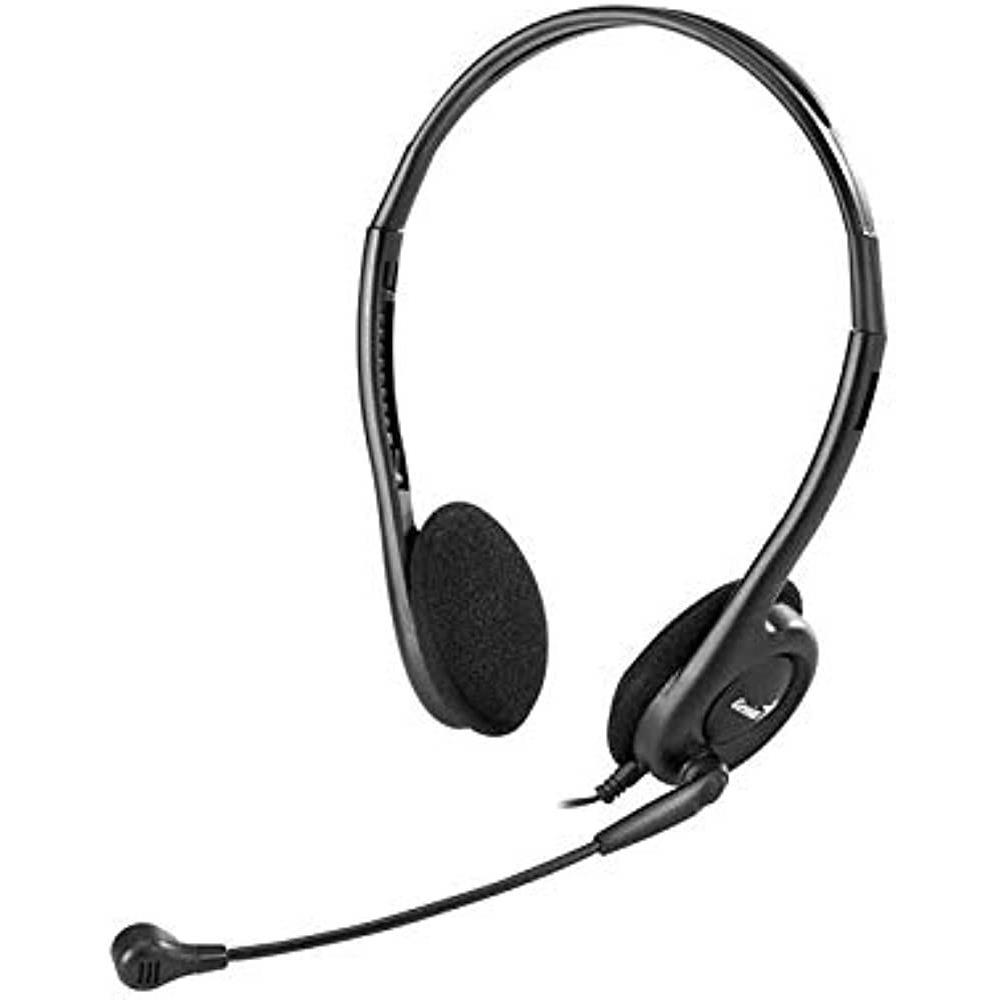 Genius M200C Single Jack Headset with Mic Black HS-M200C – FirstShop