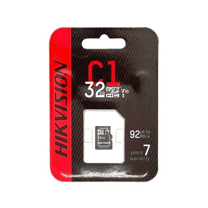Hikvision C1 V10 32GB MicroSD Card HS-TF-C1(STD)/32G – FirstShop