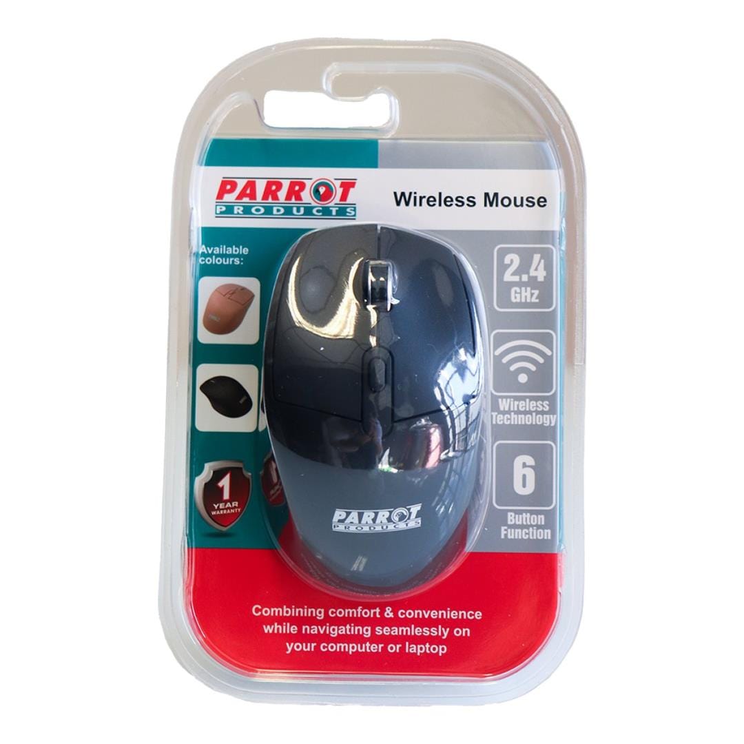 Parrot IC0004-B Wireless Mouse Black – FirstShop