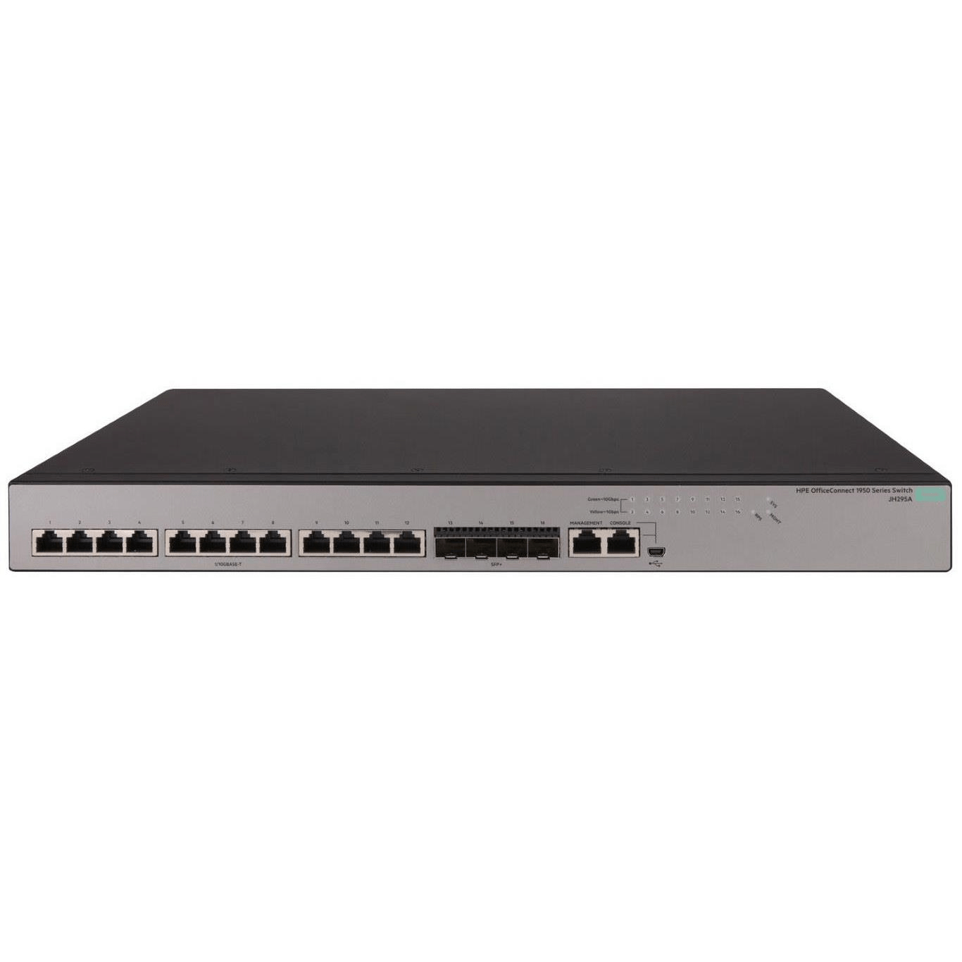 HPE OfficeConnect 1950 16-port Managed L3 Ethernet 1U Network Switch G