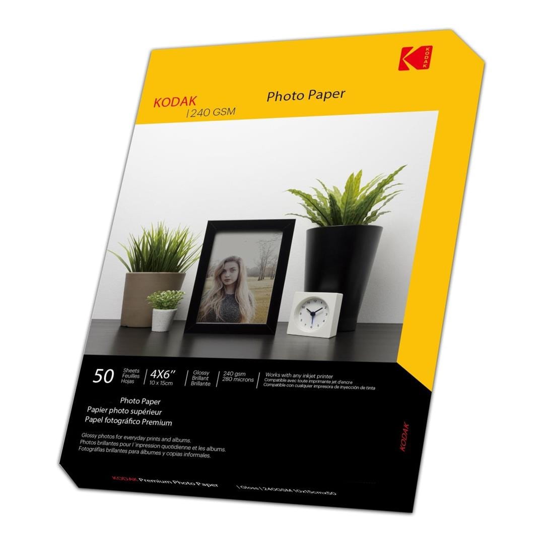 Kodak A6 Coated Photo Paper 50-sheets K5740000 – FirstShop