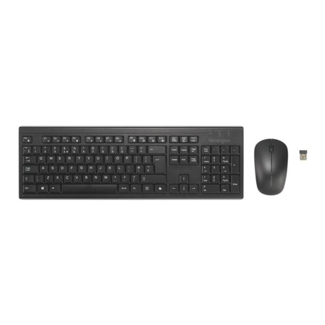 Kensington EQ KM270 Rechargeable Wireless Keyboard and Mouse Combo Bla ...