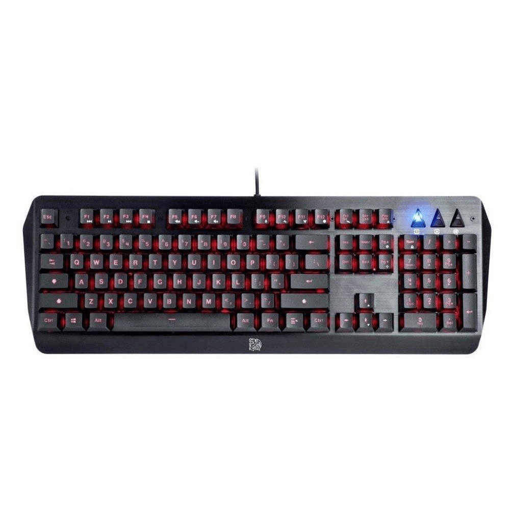Thermaltake Tt eSPORTS Challenger Edge Membrane RGB Gaming Keyboard KB ...